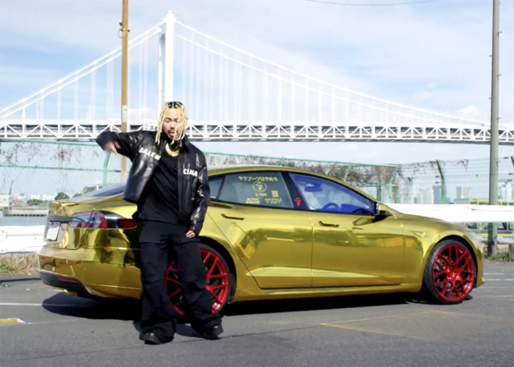 借り物Gold Tesla - SHO 施工車両紹介 - アクティブガレージ